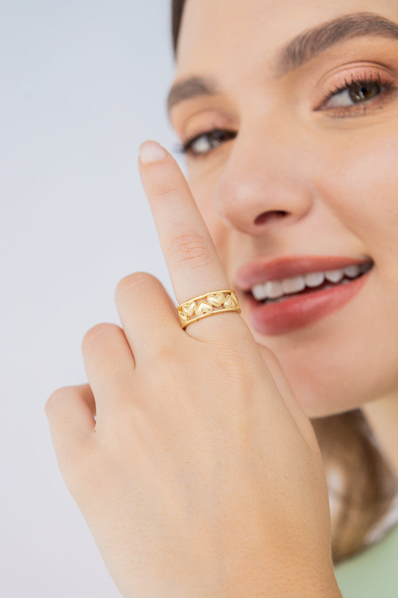 Anillo Full Hearts – Floripondia