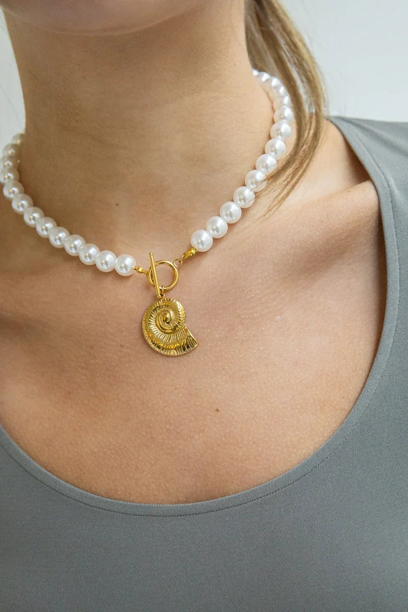 Collar Perlas Caracol – Floripondia